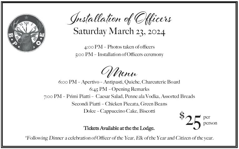 Mar24_InstallationDinner_snip – New Britain Elks Lodge 957